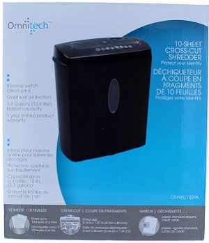Omnitech Micro & Cross Cut Paper Shredder & Parts Reviews